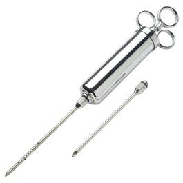 LEM Commercial Metal Meat Injector with 2 Needles