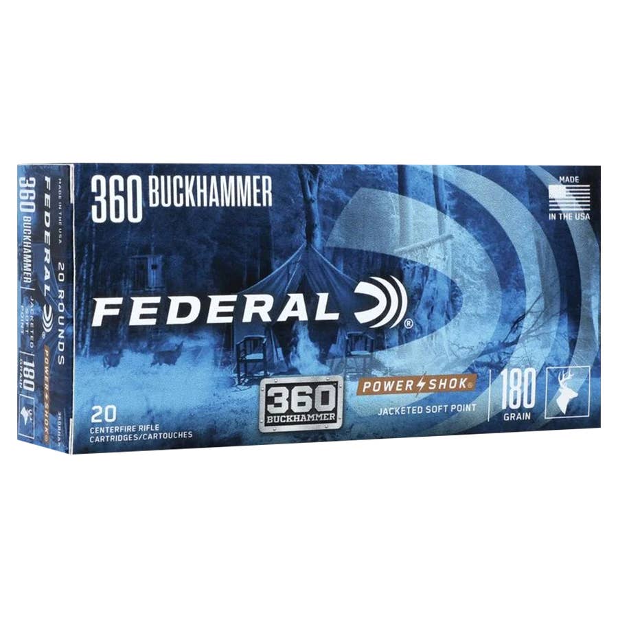 Federal Power Shok Jacketed Soft Point Rifle Ammunition