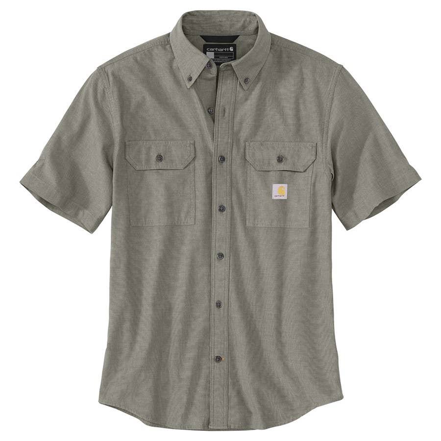 Carhartt Men's Loose Fit Midweight Chambray Short-Sleeve Shirt