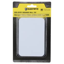 Electryx 3-Prong Side-Entry Grounded Wall Tap Adapter