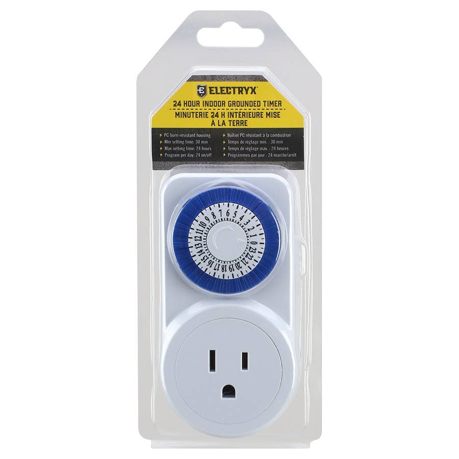 Electryx 24 hrs Indoor Mechanical Grounded Timer