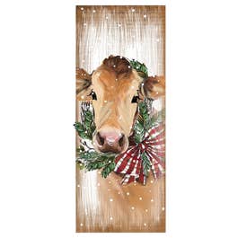 Backyard Expressions Wooden Cow Sign