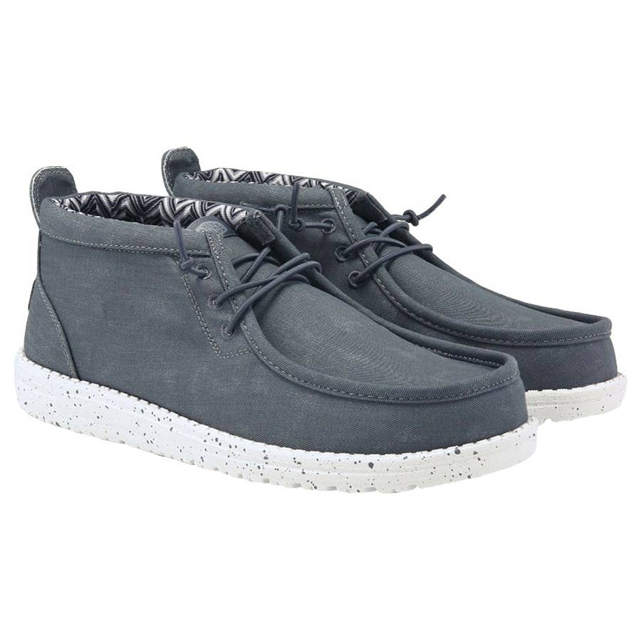 Hey Dude Men's Wally Mid Canvas Shoes