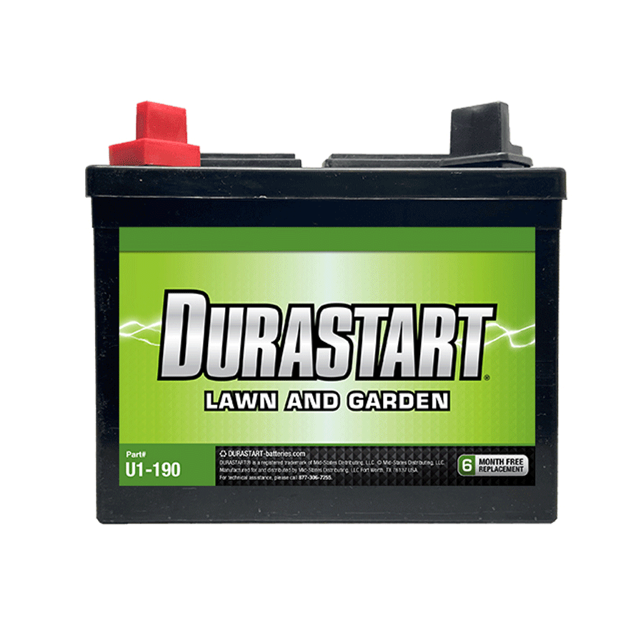Durastart Lawn and Garden Battery CCA 190 12Vt