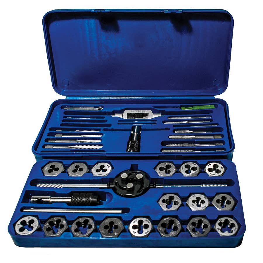 Century Drill and Tool 40 pcs NC/NF Tap/Die Set