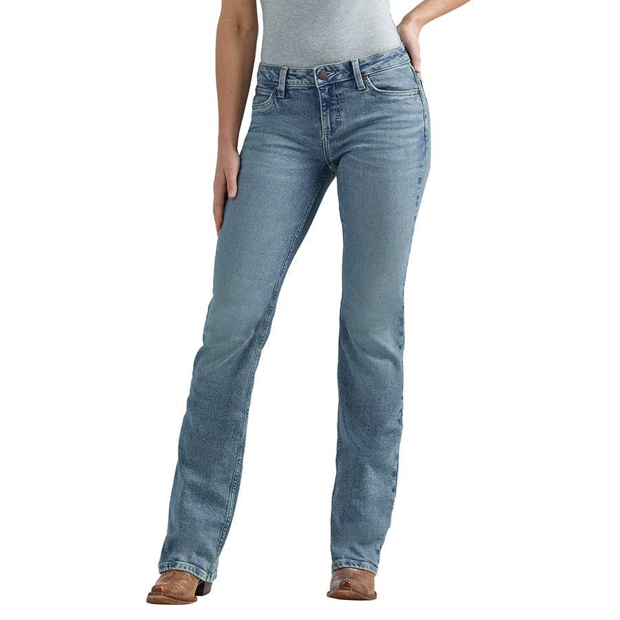 Wrangler Women's Retro Mae Mid Rise Bootcut Jeans