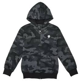 Fox Racing Boy's Fox Head Camo Fleece Full Zip Hoodie
