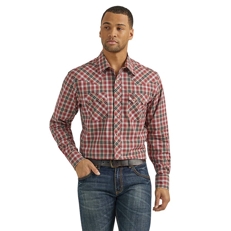 Wrangler Men's Retro Long Sleeve Modern Fit Shirt