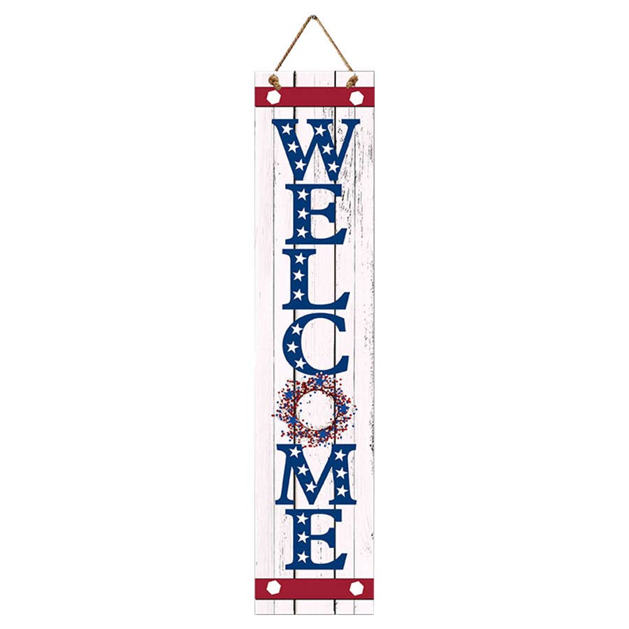 Backyard Expressions Welcome Sign