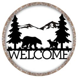 Backyard Expressions Welcome Sign