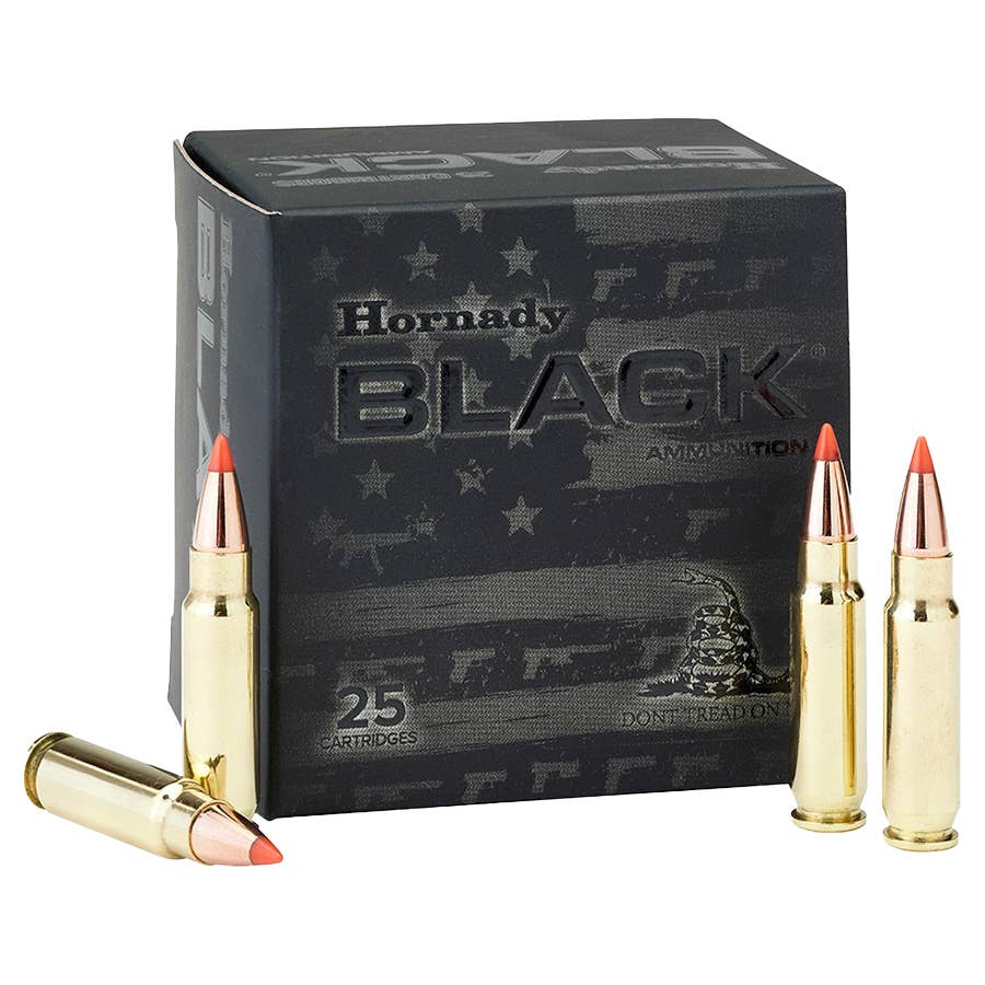 Hornady V-Max Black FN Polymer Tip Rifle Ammunition