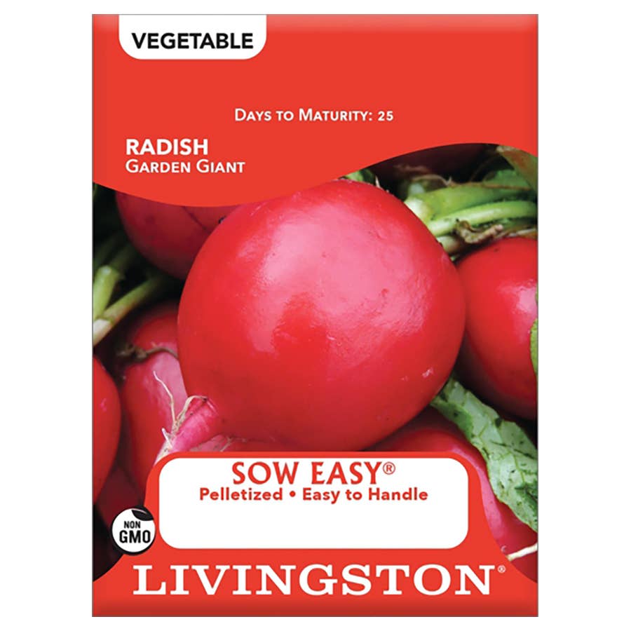 Livingston Seed Sow Easy Garden Giant Radish Seeds