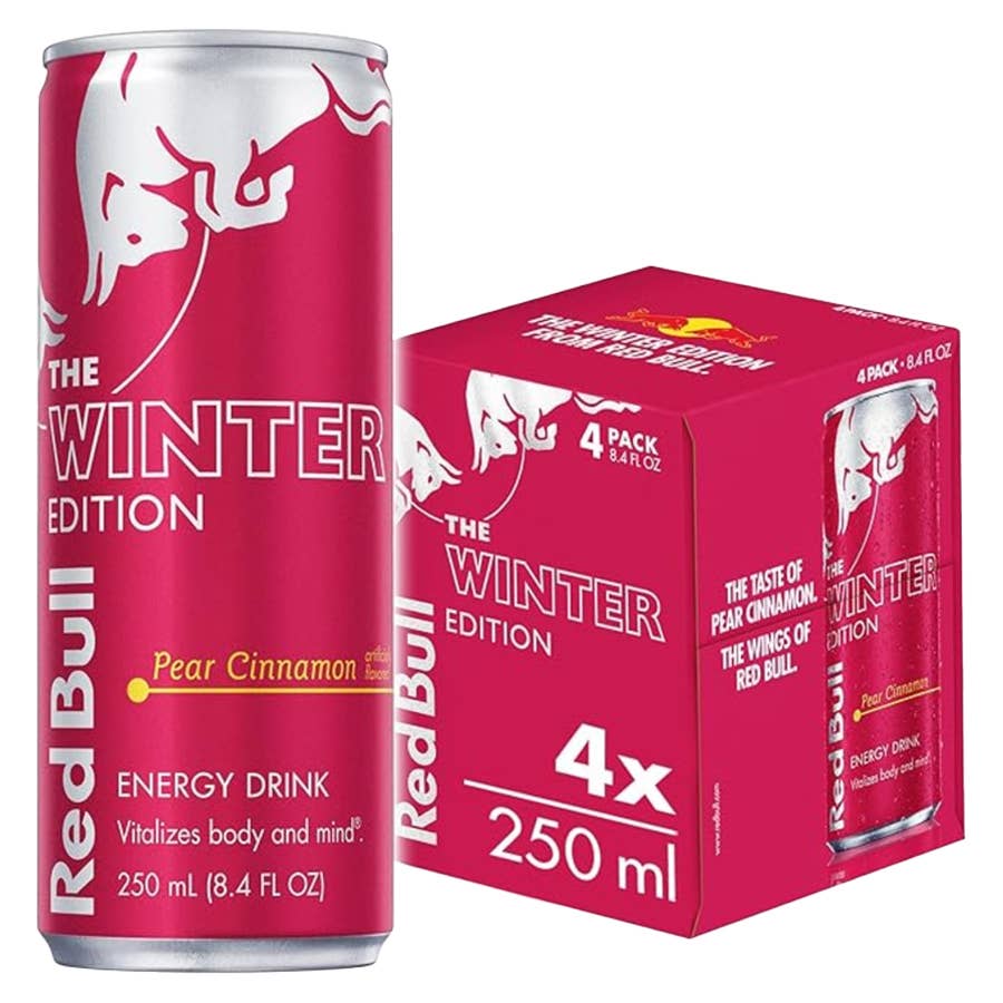 Red Bull Winter Edition Pear Cinnamon Energy Drink