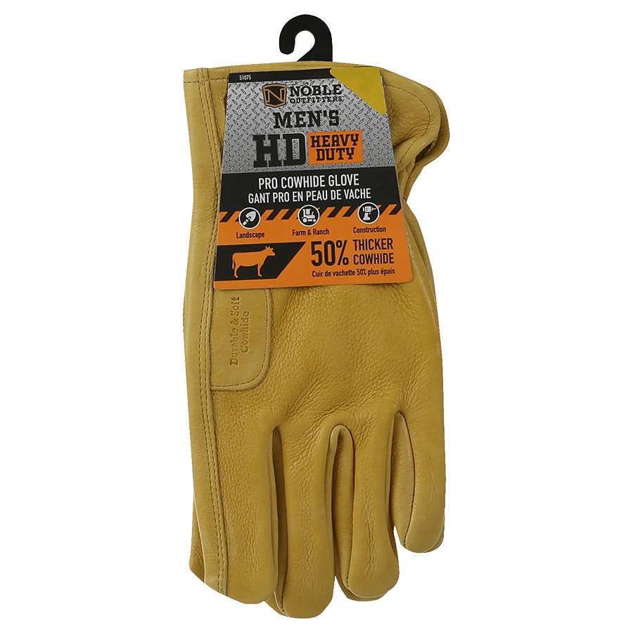 Noble Outfitters Men's Cowhide Heavy Duty Pro Gloves