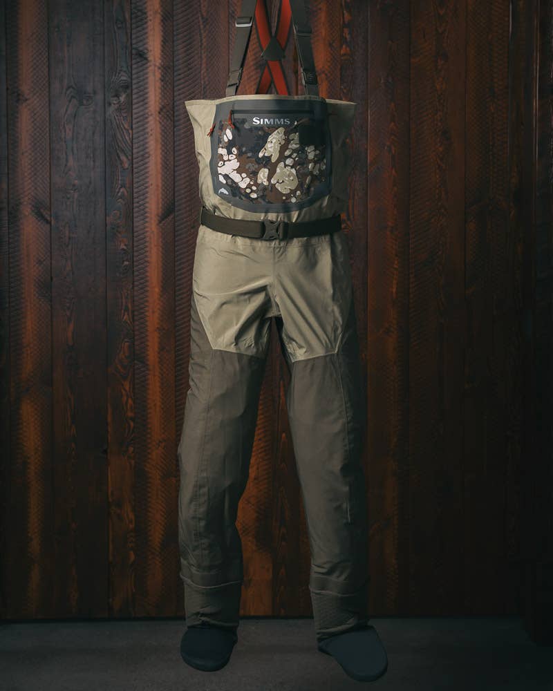 Simms Watershed Stockingfoot Waders - Dark Stone - L 12-13
