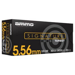 Ammo, Inc. Signature Target FMJ 5.56mm NATO Rifle Ammunition