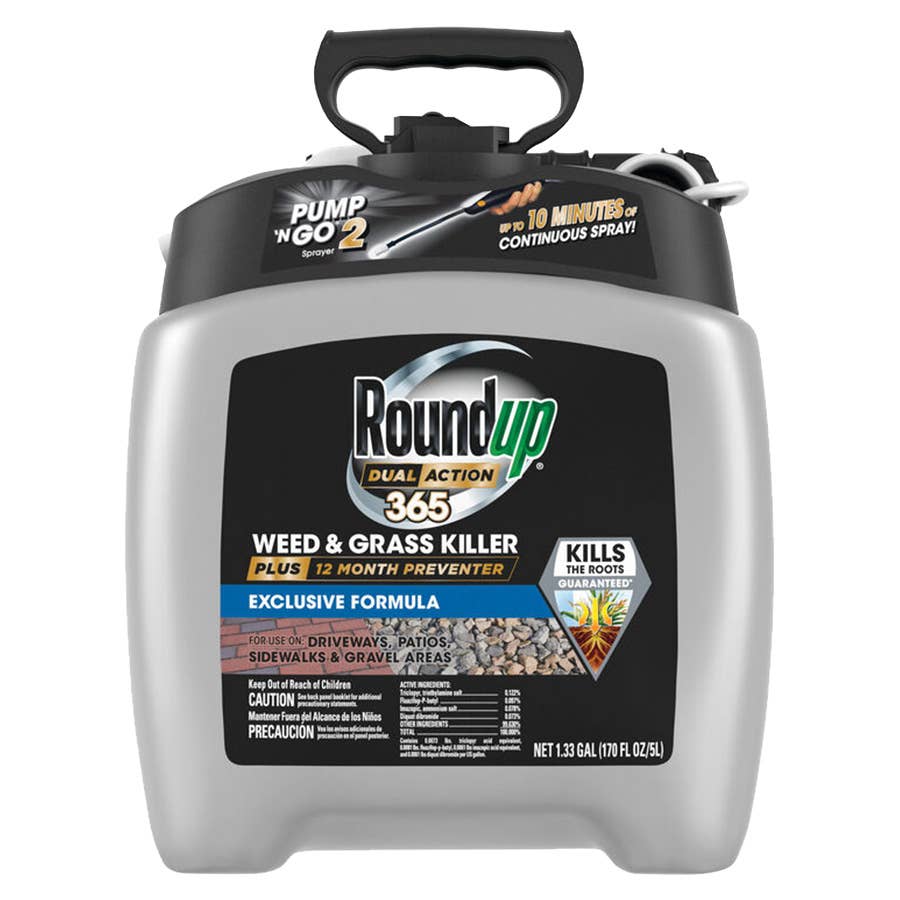 Roundup Dual Action 365 Weed And Grass Killer Plus 12 Month Preventer