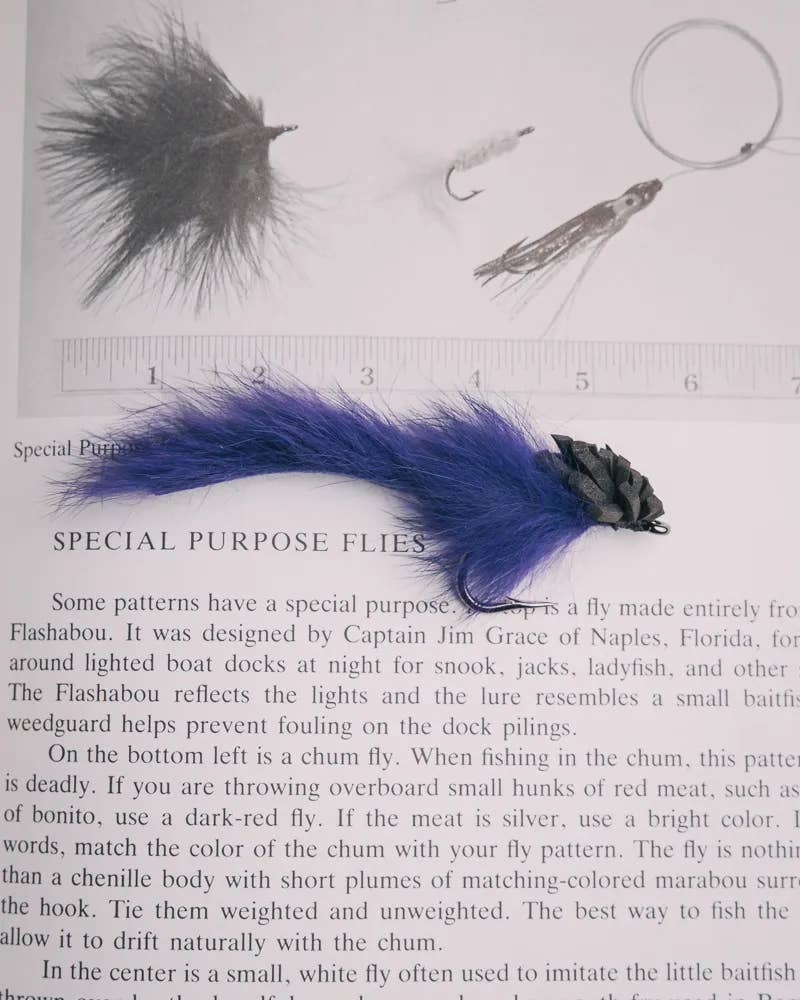 Drew Chicone's Tuscan Bunny - Black/Purple - 3/0