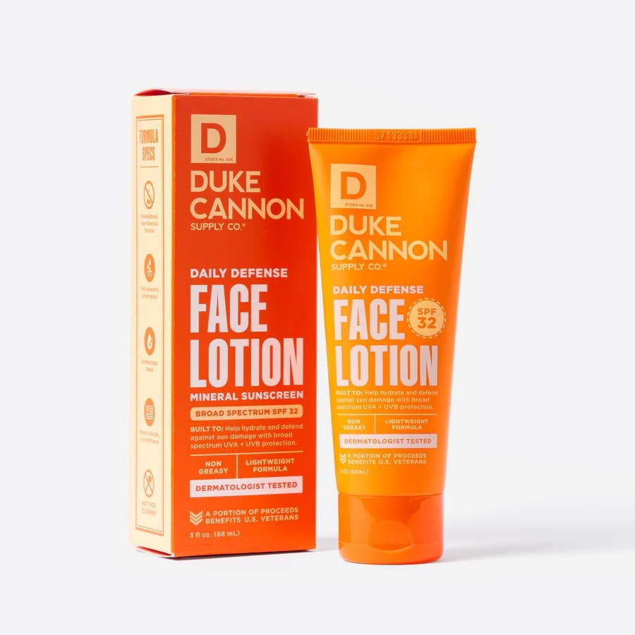 Duke Cannon Daily Defense Face Lotion
