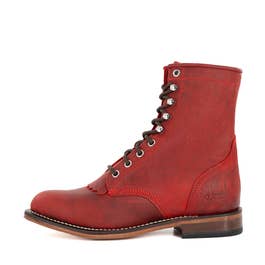 Justin Women's McKean 7" Roper Toe Lace-Up Boots