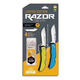 Outdoor Edge Razor EDC Lite™ Folding Knife with 4 Blades - 3" - 2 pk ...