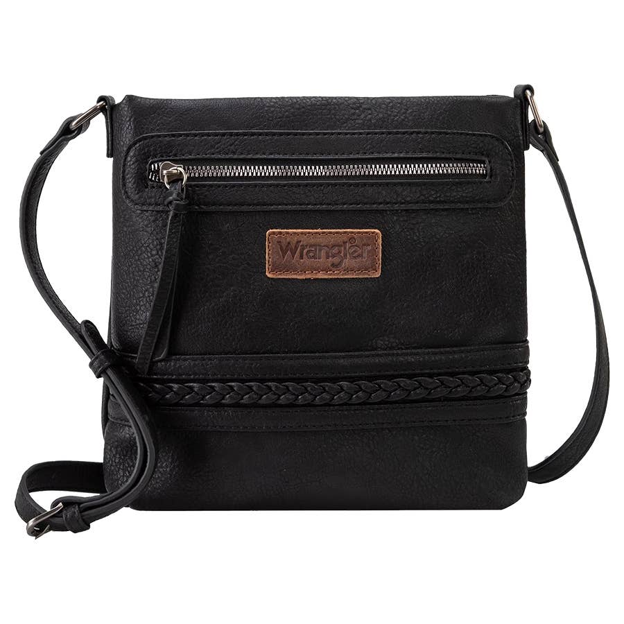 Wrangler Women's Braided Conceal Carry Crossbody Bag