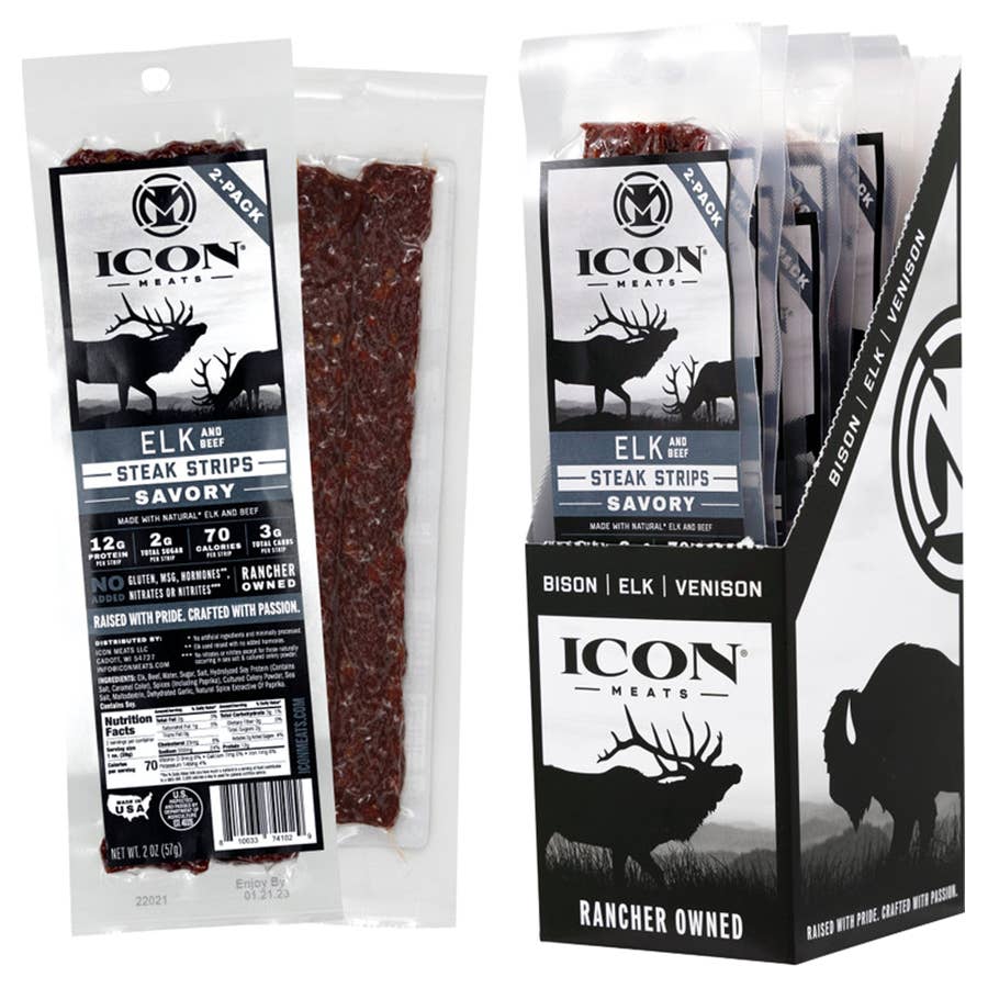 Icon Meats Elk & Beef Steak Strips