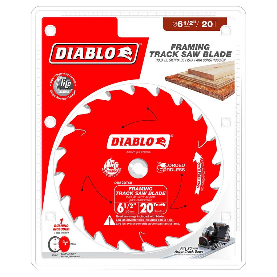 Diablo 20 Teeth Track Saw Blade for Framing