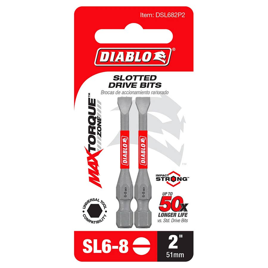 Diablo Slotted Drive Bit