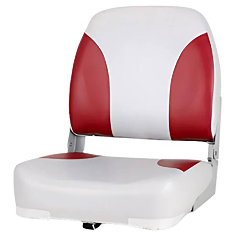 Open Country Marine Delux Low Back Folding Padded Boat Seat