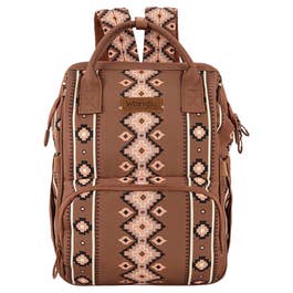 Wrangler Women's Aztec Printed Callie Backpack