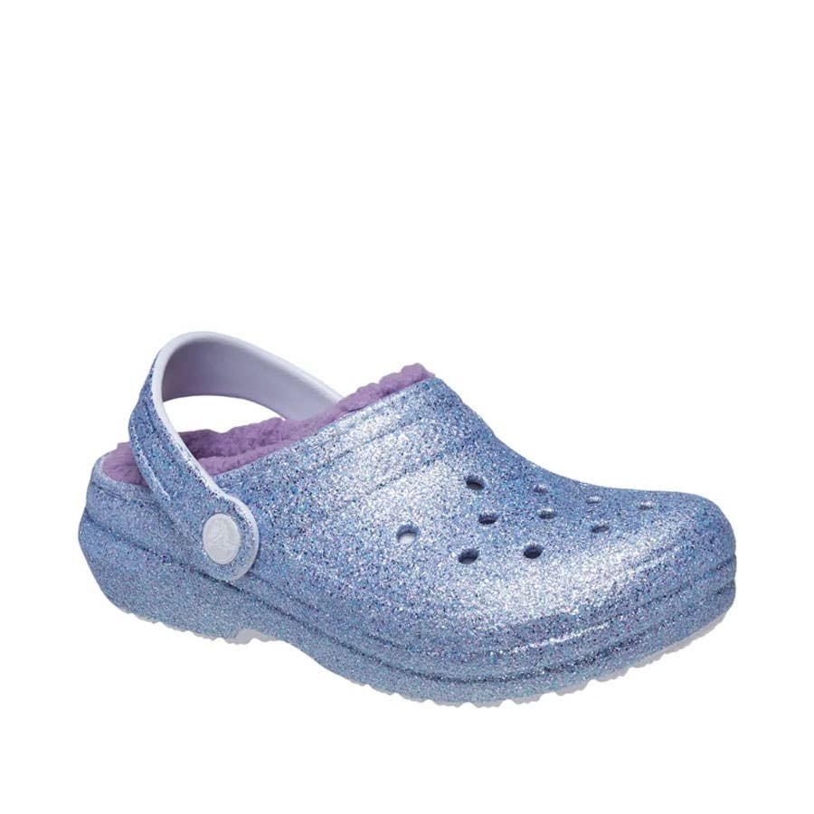 Crocs Kid's Classic Lined Glitter Clogs