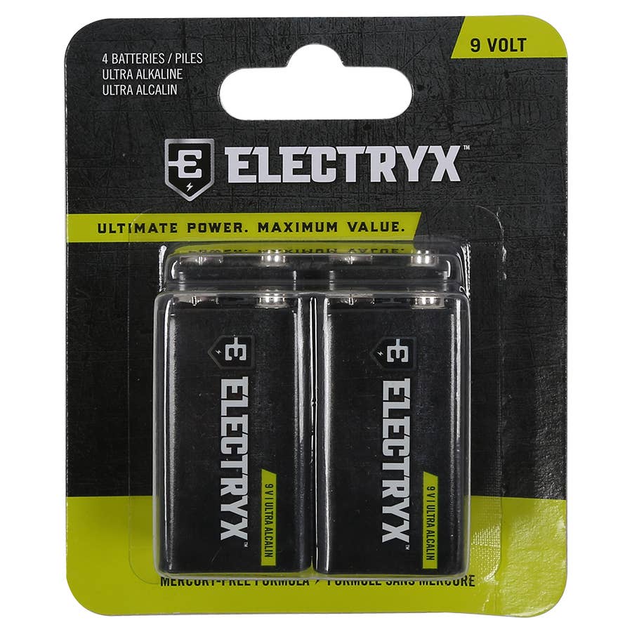 Electryx 9V Ultra Alkaline Battery