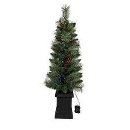 Backyard Expressions Christmas Tree w/Light