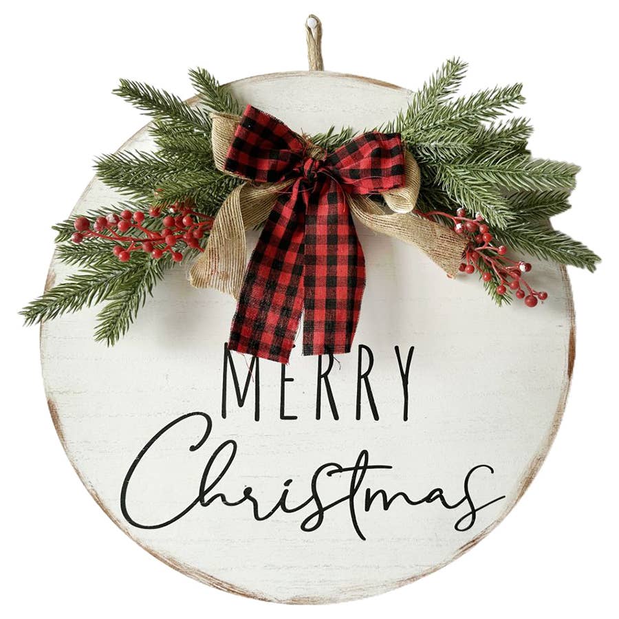 Backyard Expressions Merry Christmas Welcome Sign