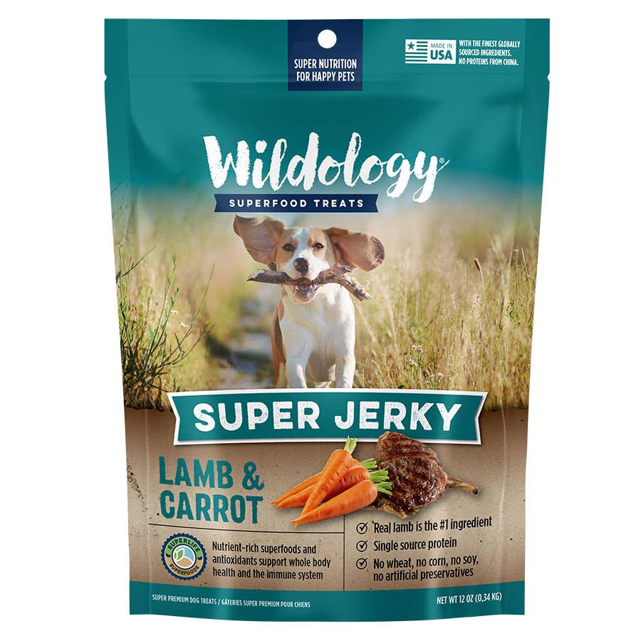 Wildology® Lamb & Carrot Super Jerky