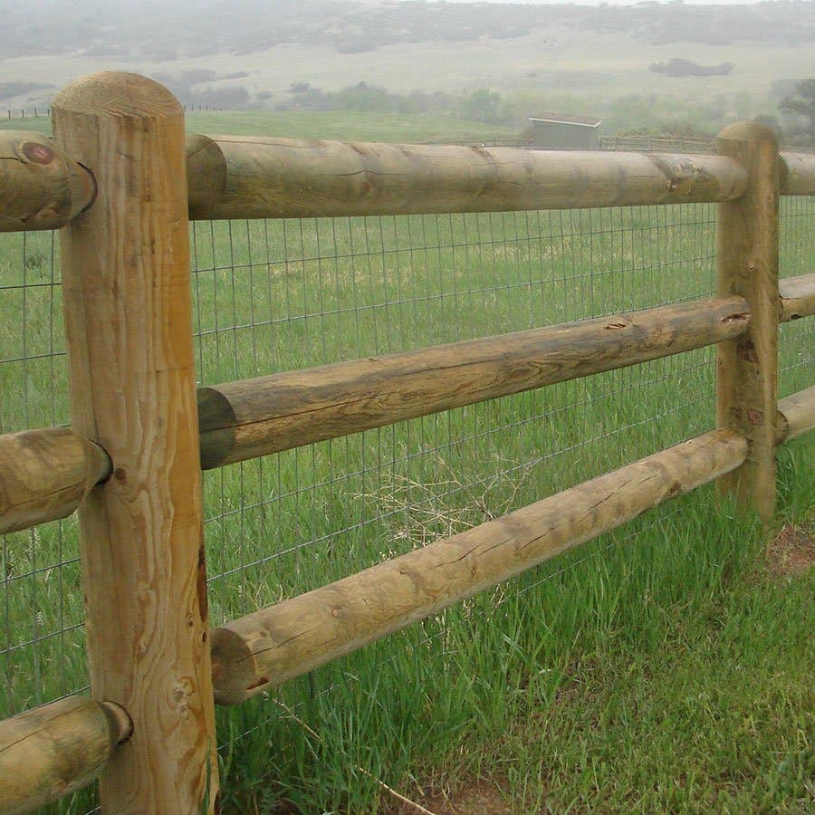 Forest Products Distributors 3 Hole CCA Treated Line Post