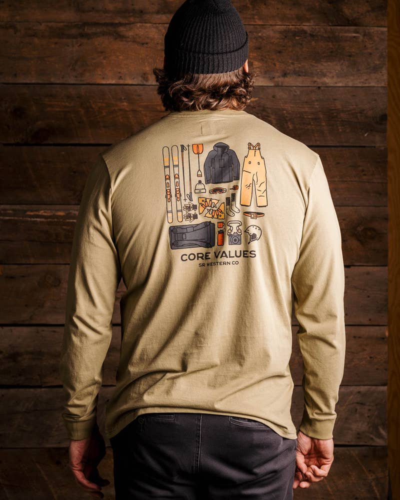 Smith + Rogue Men's Long Sleeve Winter Core Values T-Shirt