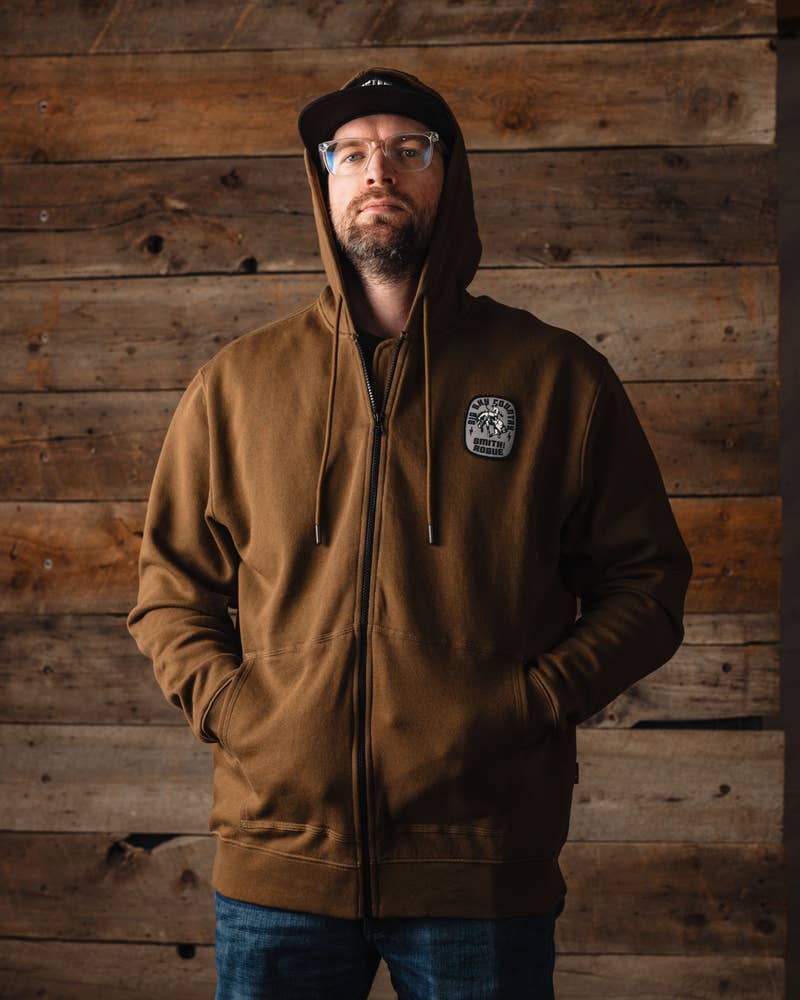 Smith + Rogue Men's Big Sky Broc Zip Up Hoodie