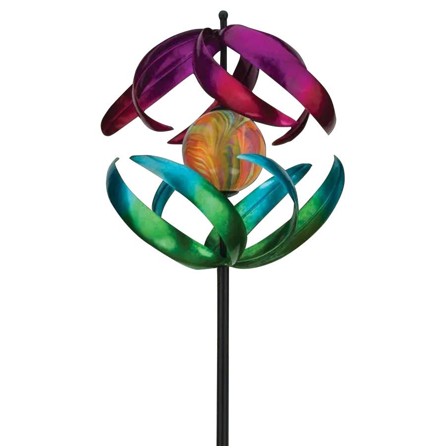 Regal Art & Gift Solar Vertical Swirl Wind Spinner