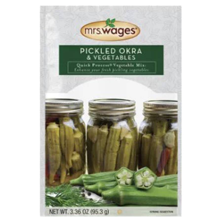 Mrs. Wages Quick Process Okra & Vegetables Pickle Mix