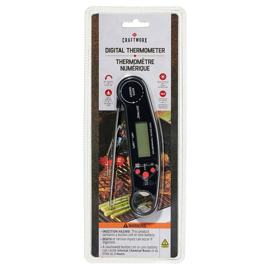 Craftworx Digital Folding Meat Thermometer