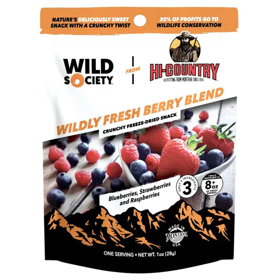 Wild Society Freeze Wildy Fresh Berry Blend Dried Snack