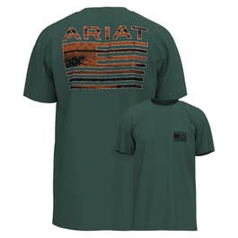 Ariat Men's Rustic Wood Flag T-Shirt