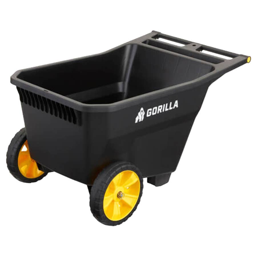 Gorilla Carts Poly Yard Cart - 10 cu. ft.