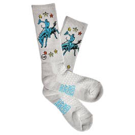 Lucky Chuck Women's Long Live Western Cowboy Performance Socks