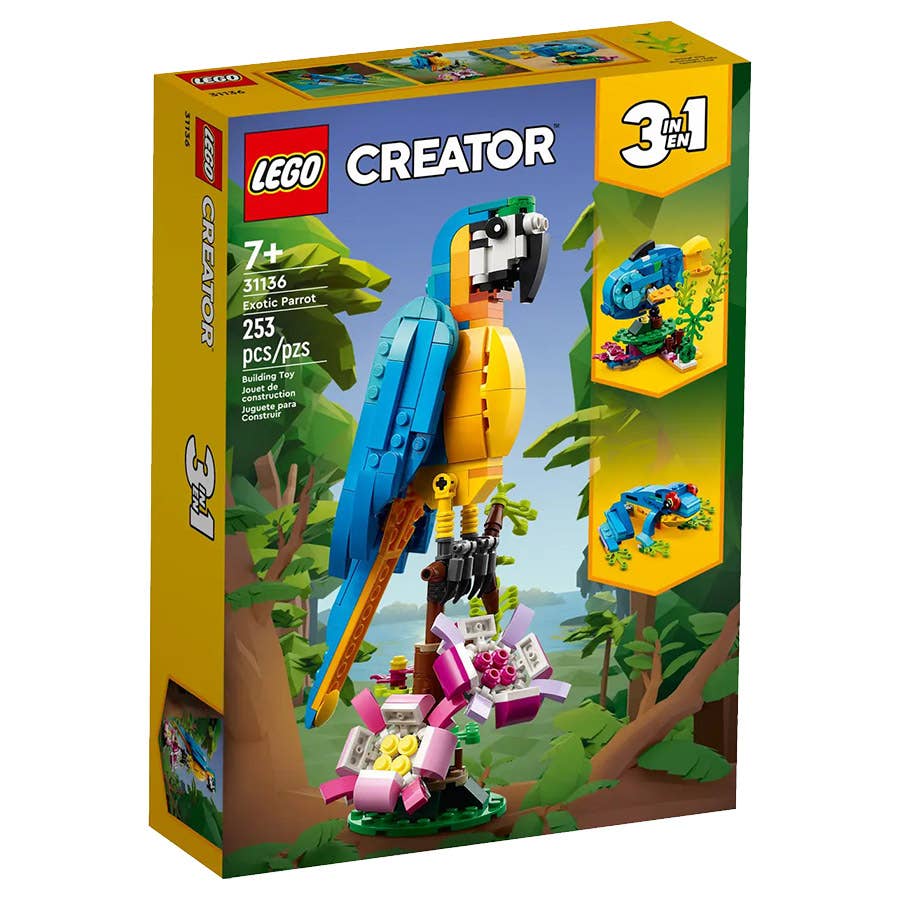 LEGO Creator 3 in 1 Exotic Parrot Playset