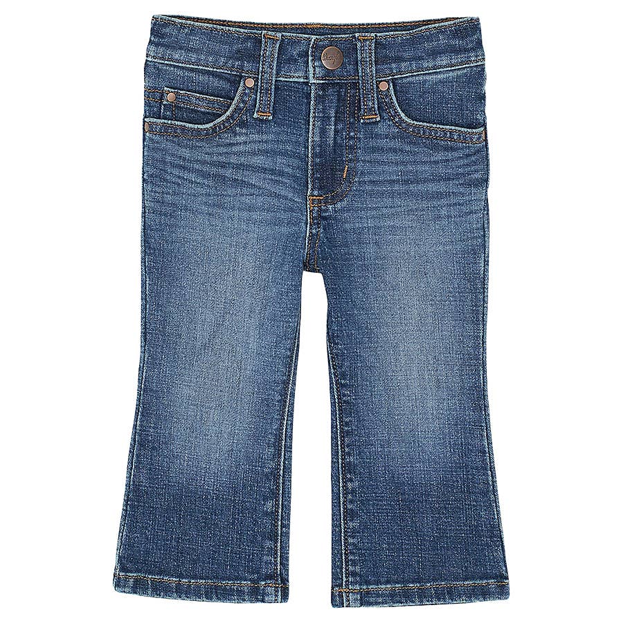 Wrangler Girl's Baby Girl W Stitched Bootcut Jeans
