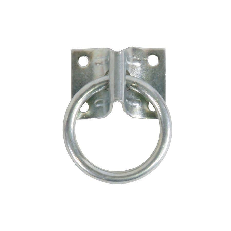 Koch Industries Hitch Ring With Mounting Plate, Zinc Plated, 2"