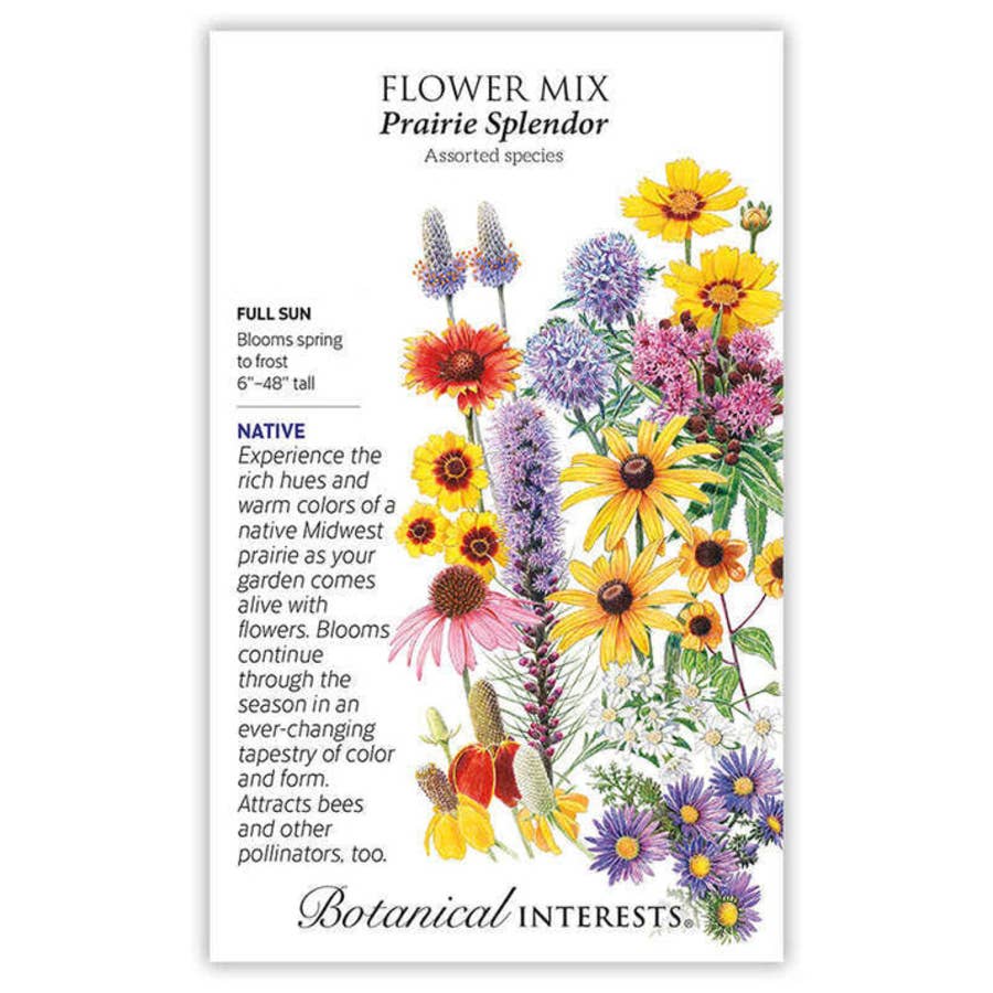Botanical Interests Prairie Splendor Flower Mix Seeds